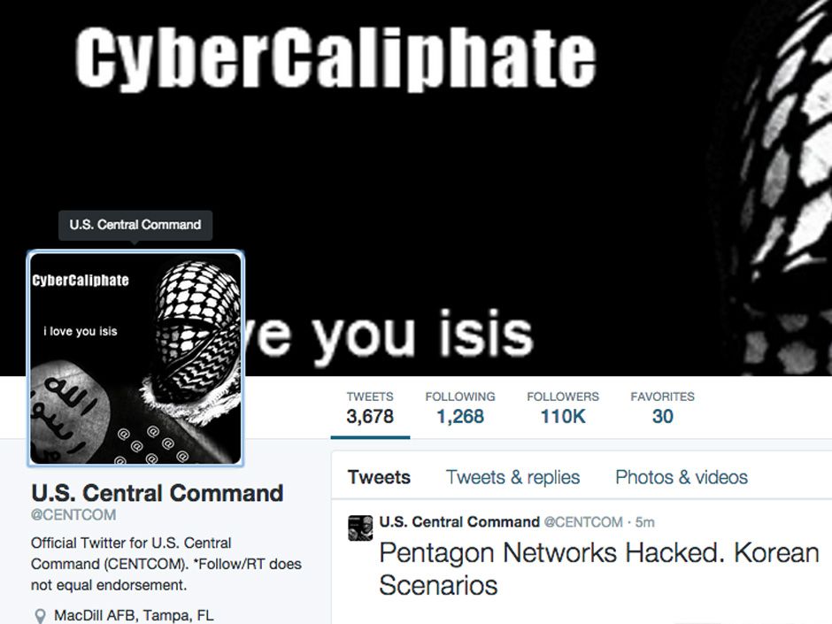 U.S. Central Command tweets pro-ISIS messages after Twitter account ...