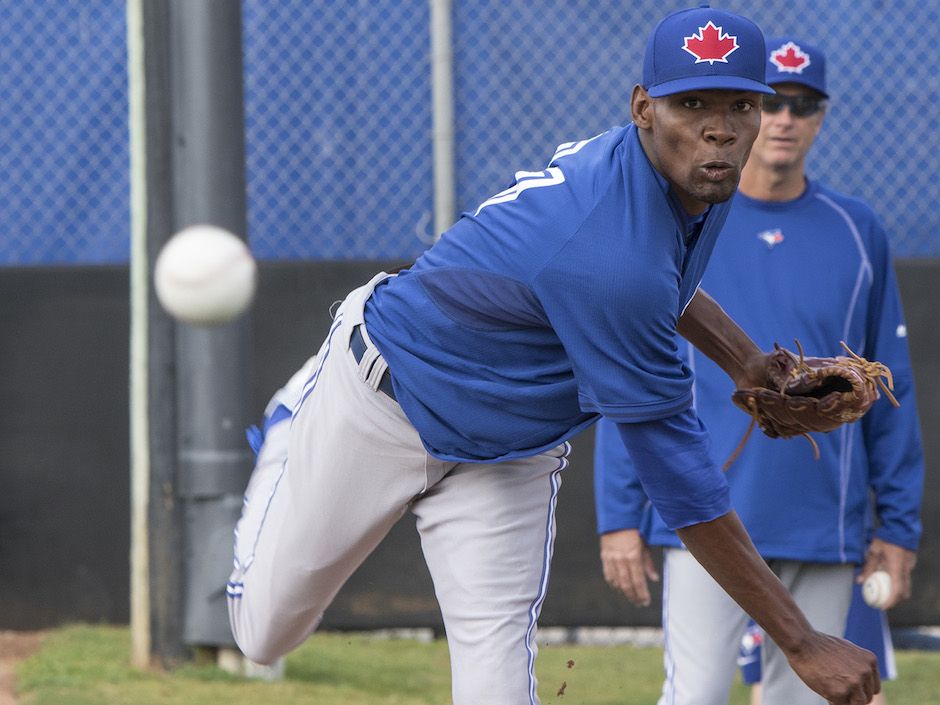 Toronto Blue Jays pitching prospect Miguel Castro is lean, lanky and ...