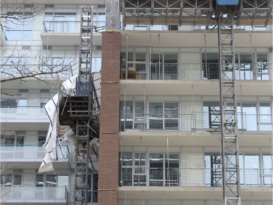 Two dead, one hurt after scaffolding collapses at condo development ...