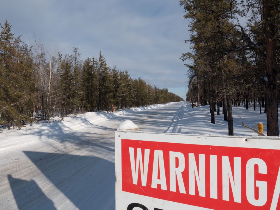 Where an icy road is a blessing: White-knuckle driving on the frozen ...