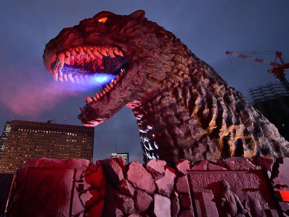 Godzilla spotted atop Japanese hotel, named tourism ambassador of ...