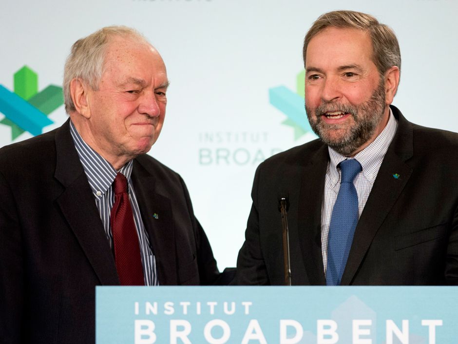 Colby Cosh: Ed Broadbent accidentally reveals the naked self-interest ...