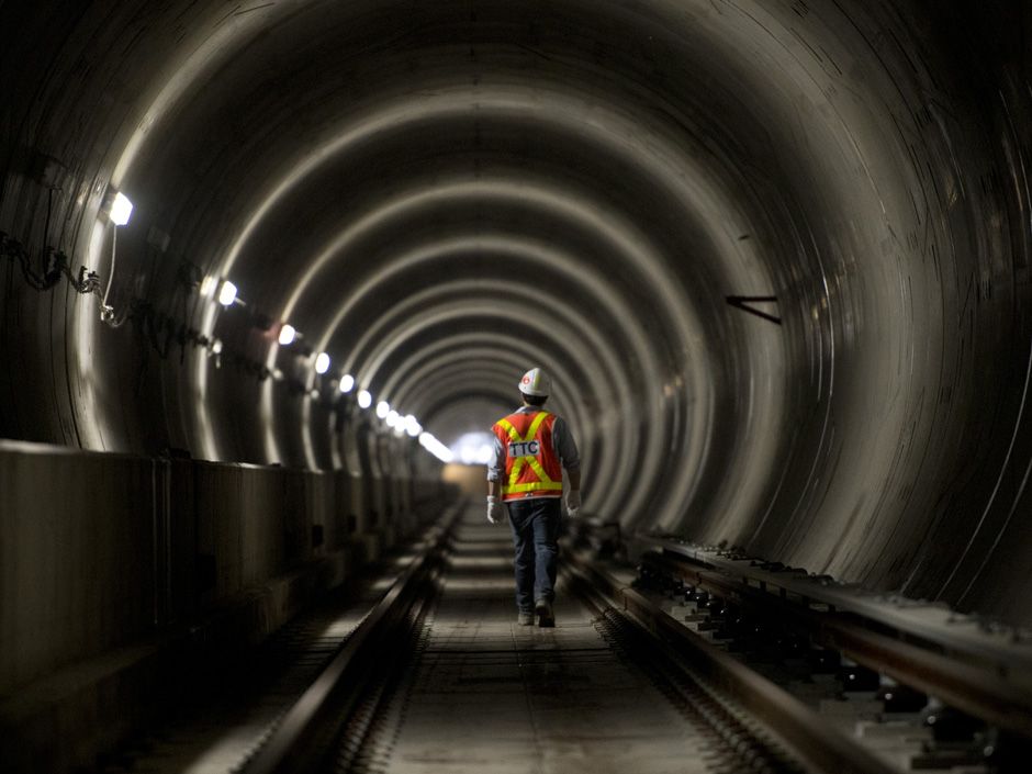 Inside the tunnels of Toronto's troubled Spadina subway extension ...