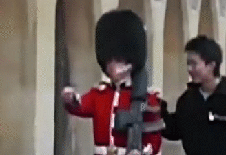 Why you really shouldn't touch a Queen's Guard on your summer vacation ...