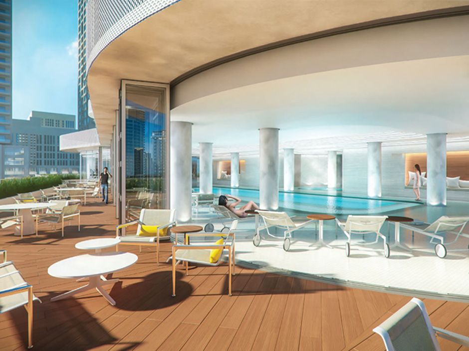 Pools are becoming an important element for condo buyers, with ...