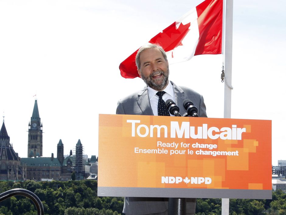 Tom Mulcair skips Vancouver Pride parade to launch NDP's 'Campaign for ...