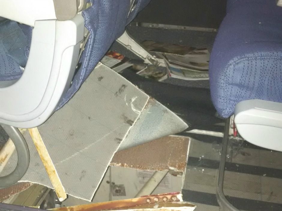 New photos reveal the scene inside an Air Canada plane that crashed in ...