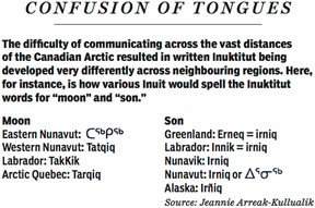 With nine written versions and two alphabets, Inuit language finally ...