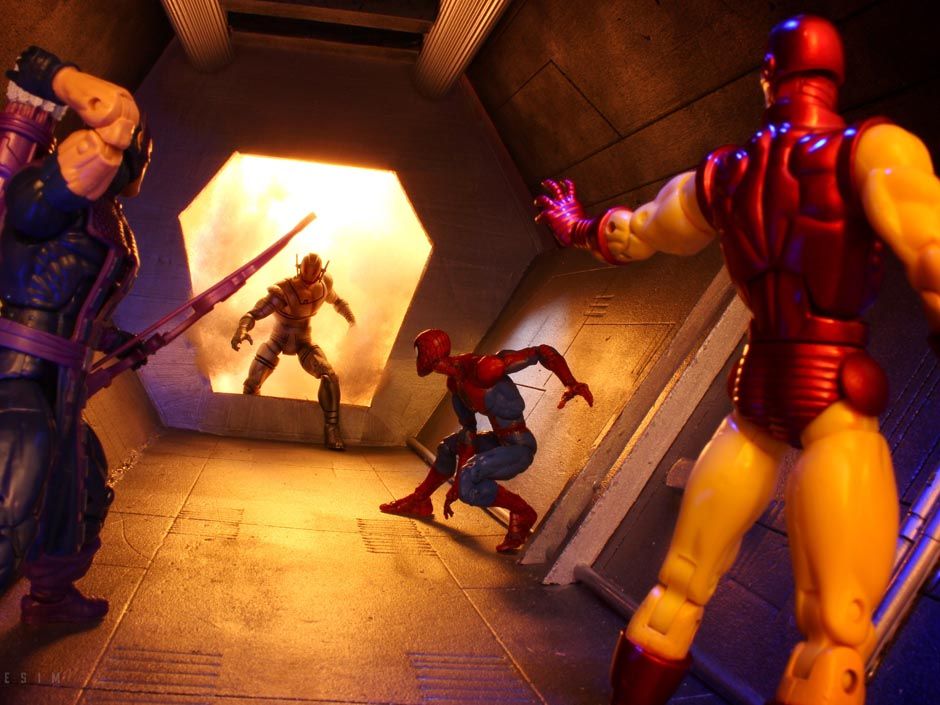 How Articulated Comic Book Art turned playing with action figures into ...