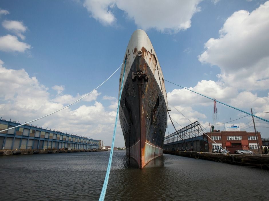 A historic U.S. supership — which is longer than three football fields ...