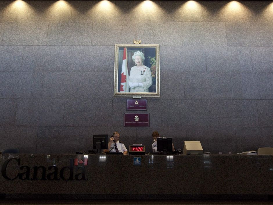 Stephane Dion replaces portrait of Queen with two paintings by Quebec ...