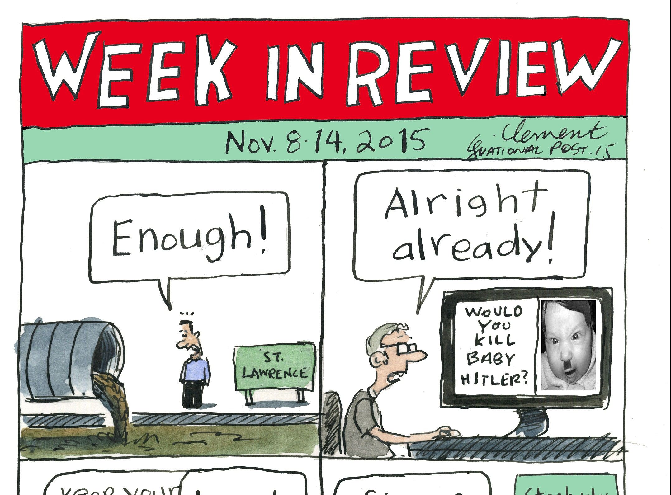 Gary Clement: Nov. 8 - 14 in review | National Post