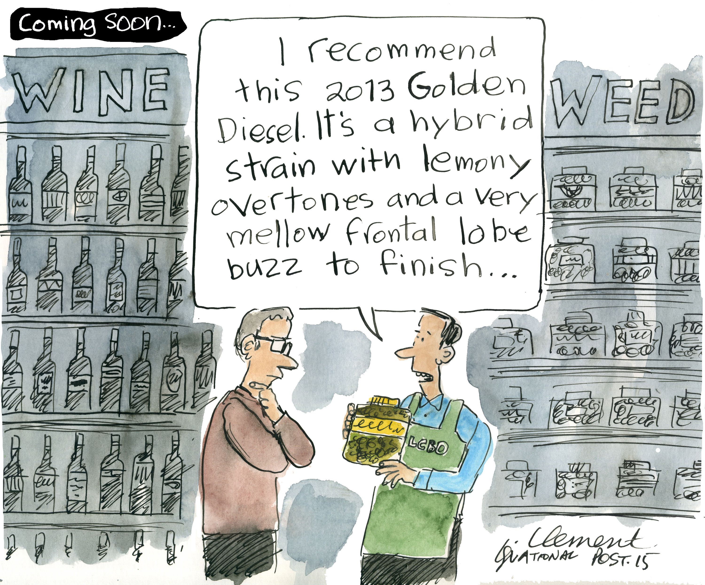 Gary Clement: Contemplating LCBO weed | National Post