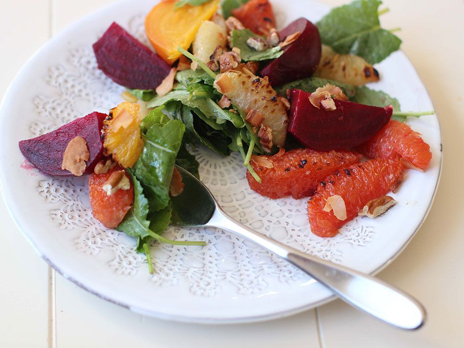 A bright and light holiday dinner salad: Recipe for roasted beet and ...