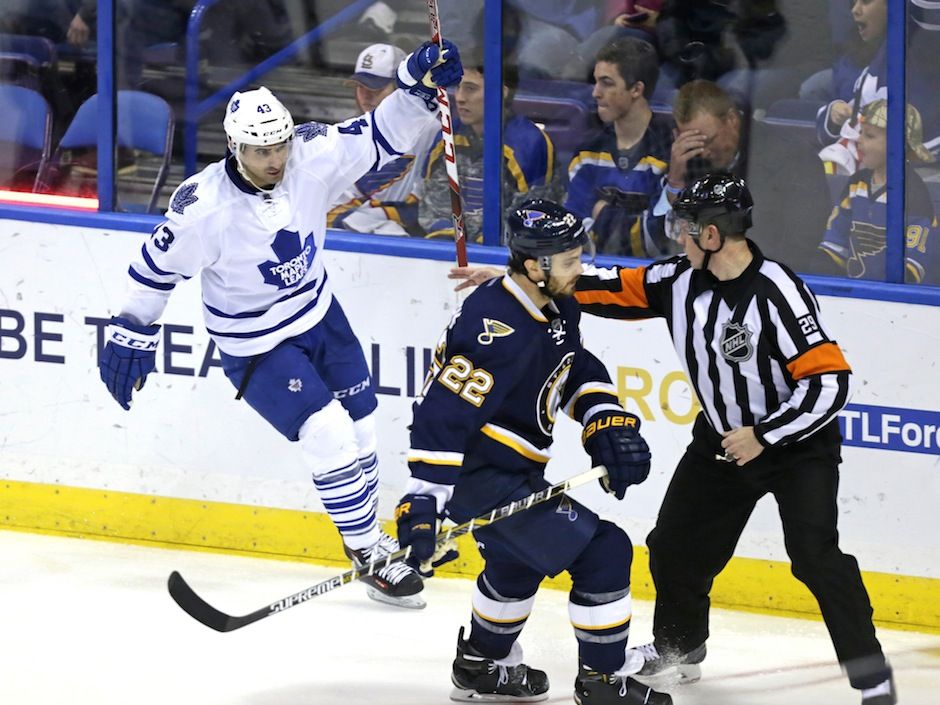 Toronto Maple Leafs propelled past St. Louis Blues with pair of goals ...