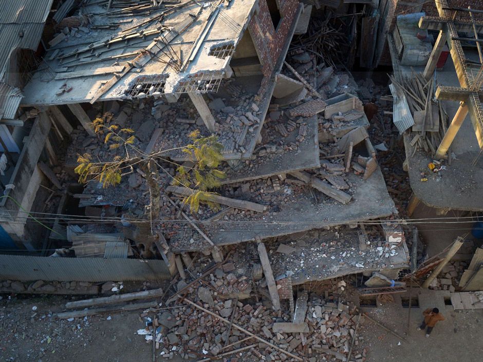 Photos show destruction and devastation in India after 6.7 magnitude ...