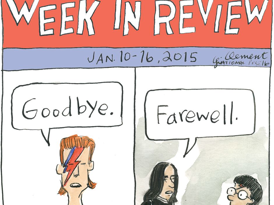 Gary Clement: Week in Review for Jan. 10-16, 2016 | National Post