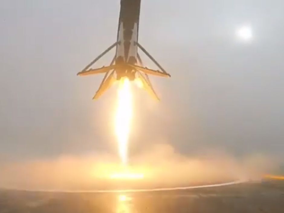 Watch Elon Musk's reusable rocket land on an ocean barge, only to ...