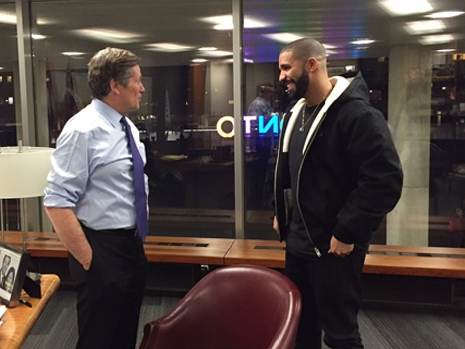 Now here's a view from The Six: Toronto to give Drake a key to the city ...