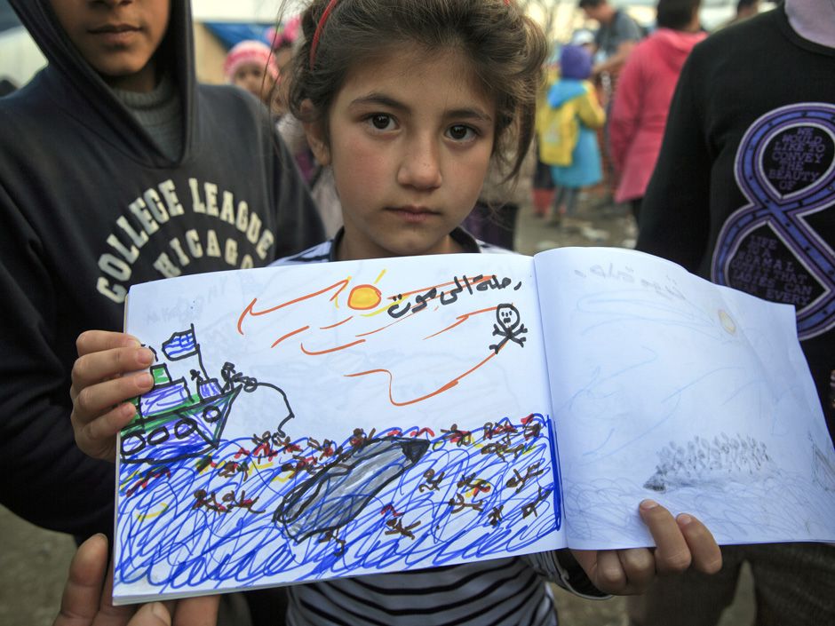 ‘Famine 2016’: A Syrian refugee child’s harrowing drawings show a ...