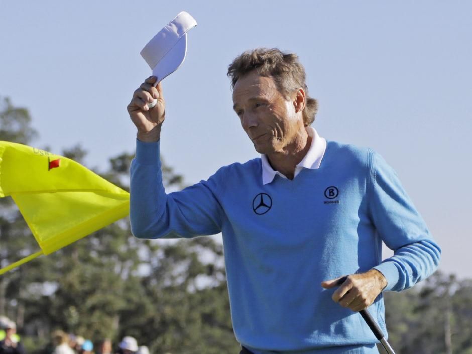 Bernhard Langer making a run at another Masters championship at age 58 ...