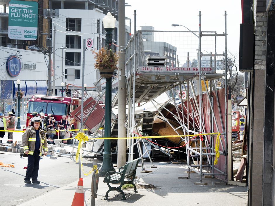 Toronto building collapse sends seven to hospital: Site was set to be ...