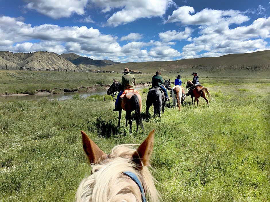 Rustle up some fun in Wyoming: Anyone can ride the trails like a real ...