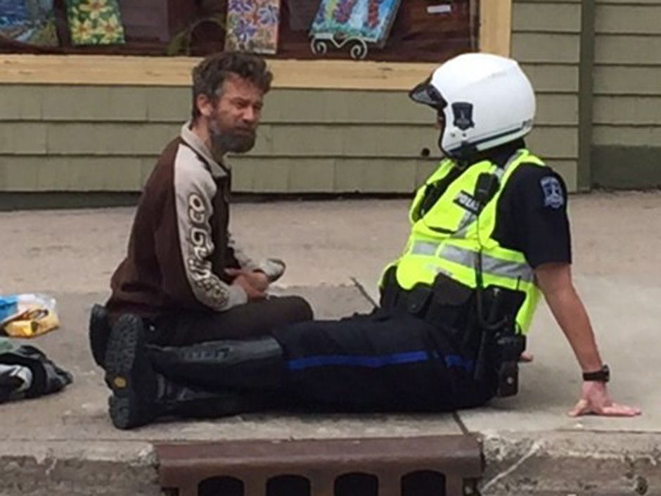 The photo that launched a thousand memes: Halifax officer gains fame ...