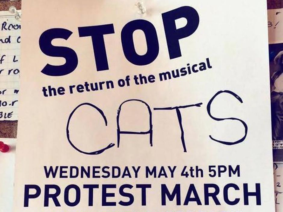 New Yorkers protest the return of Cats, the musical, calling it 'an ...