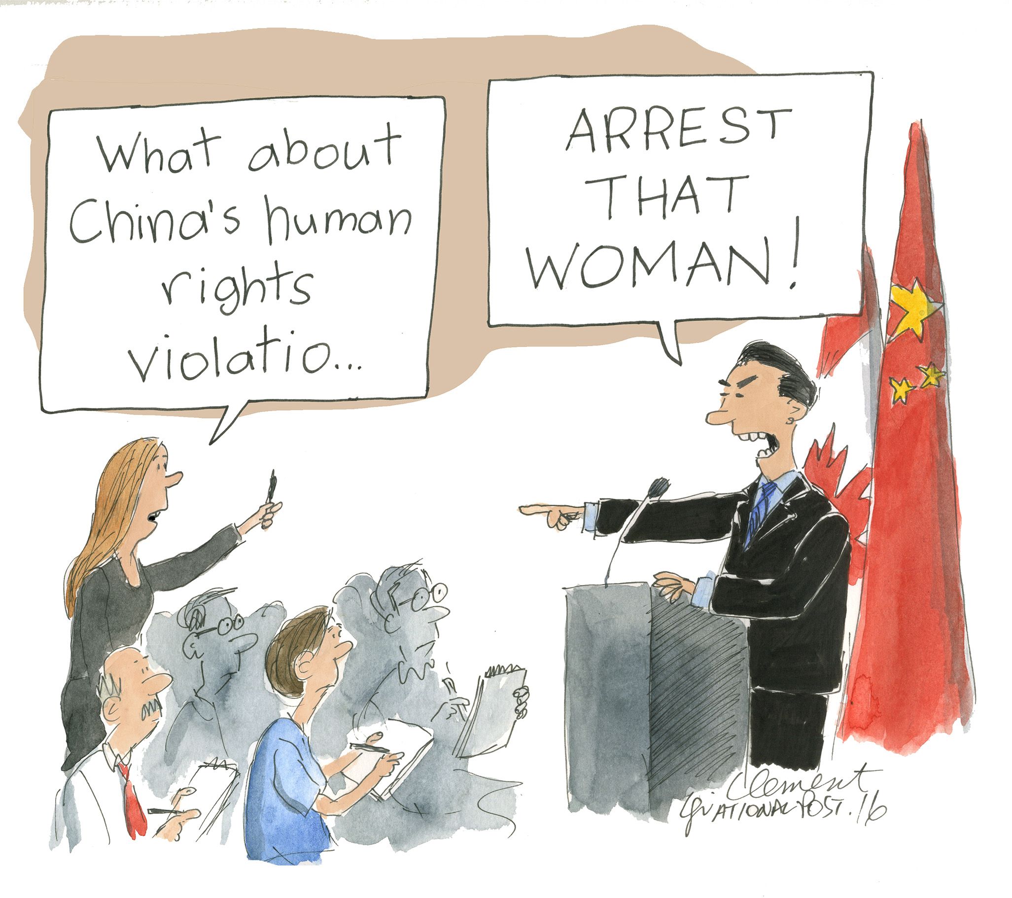 Gary Clement on the Foreign Minister's visit | National Post
