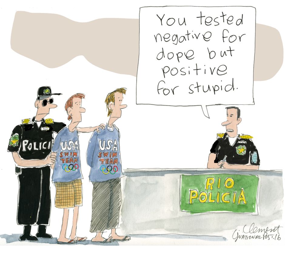 Gary Clement on the U.S. Olympians accused of fabricating a robbery ...