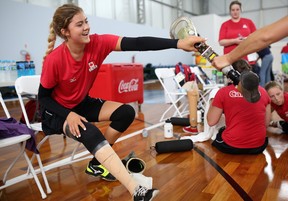 'For her to come this far, it's amazing': Sitting volleyball player ...