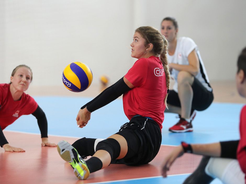 'For her to come this far, it's amazing': Sitting volleyball player ...