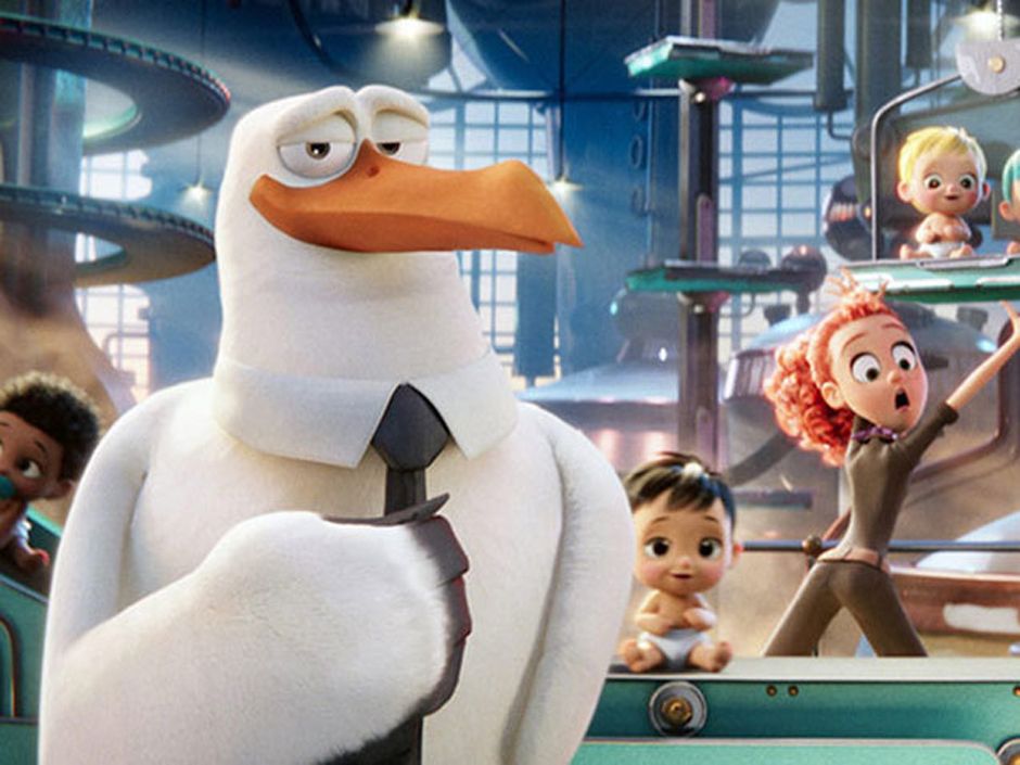 Kelsey Grammer is the voice of authority in the animated comedy Storks ...