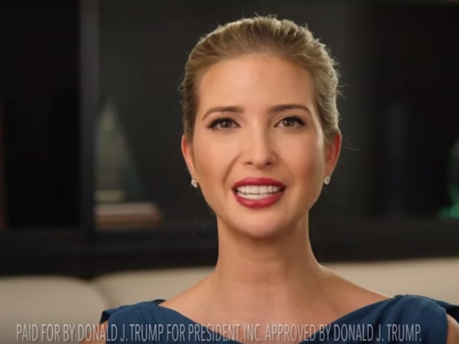 Ivanka Trump does damage control for Donald, starring in a new ad ...
