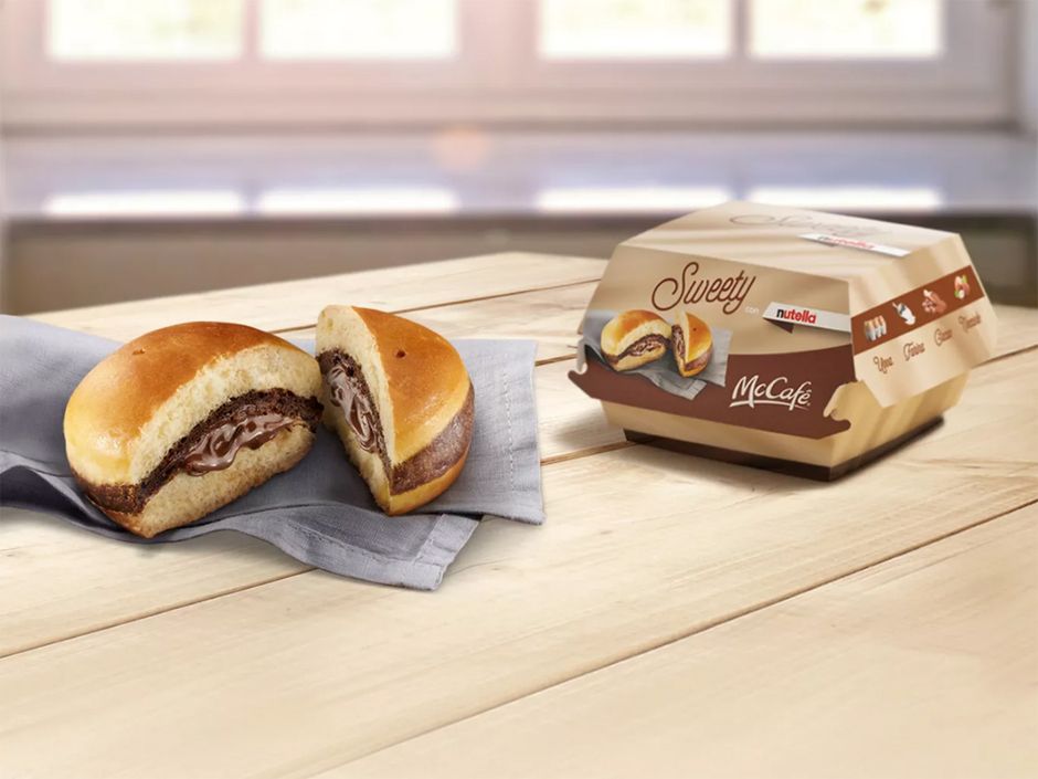 Along with a Nutella burger, for the first time in history, McDonald's ...