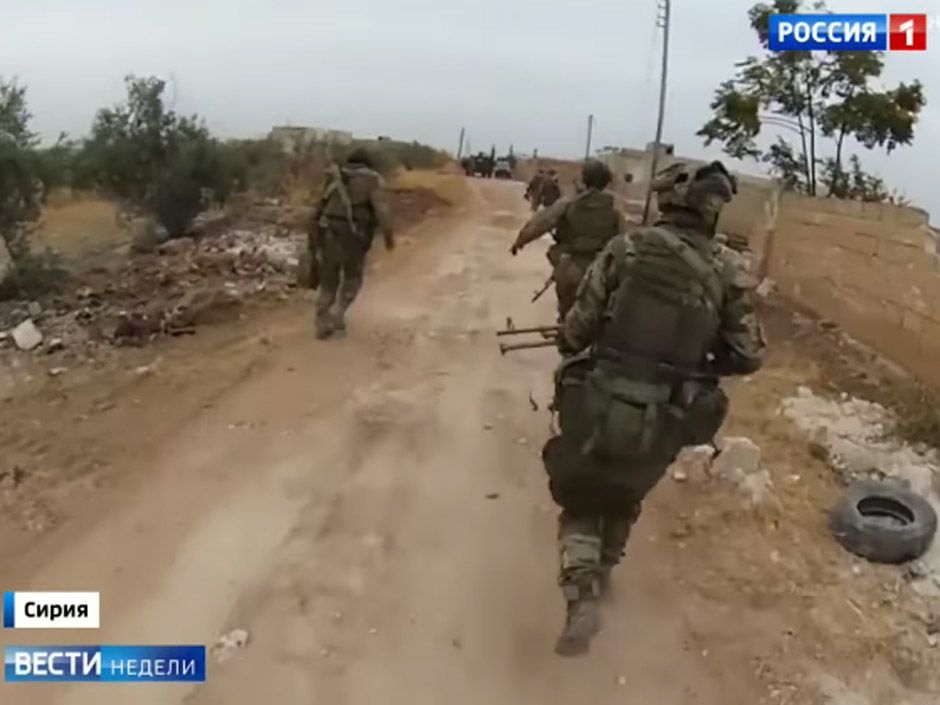 Rare battlefield video shows elite Russian military unit, modelled ...