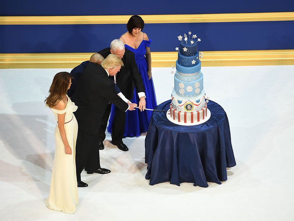Donald Trump's inaugural cake was commissioned to look exactly like ...