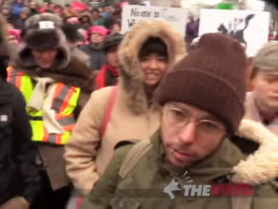 Man Charged With Assault Uttering Threats After Rebel Tv Reporter Confronted At Womens March 5212