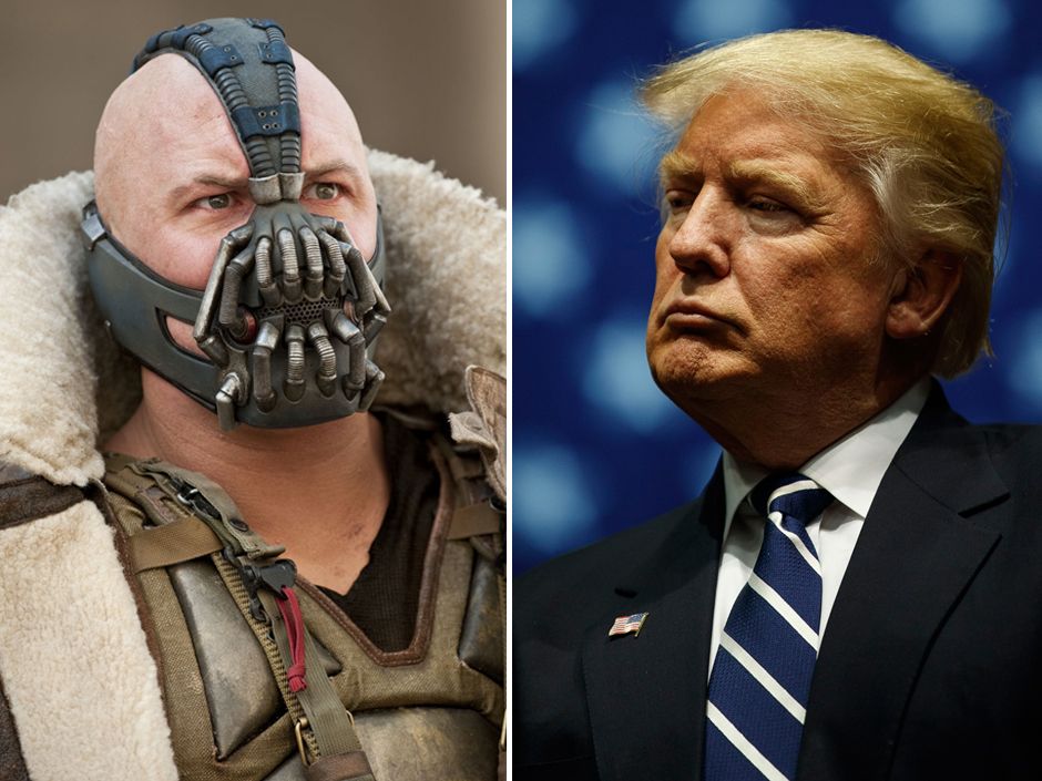 Part of Donald Trump's inauguration speech sounded a lot like Batman ...