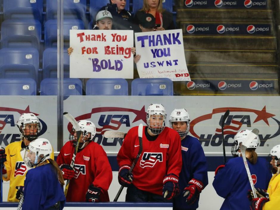 By threatening wage boycott, U.S. women's hockey team stood up for ...