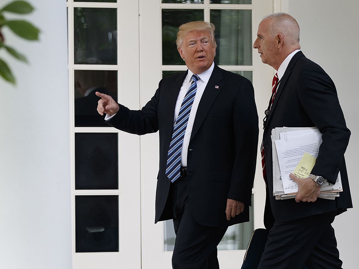 Who was the hulking bodyguard chosen by Trump to deliver the ...