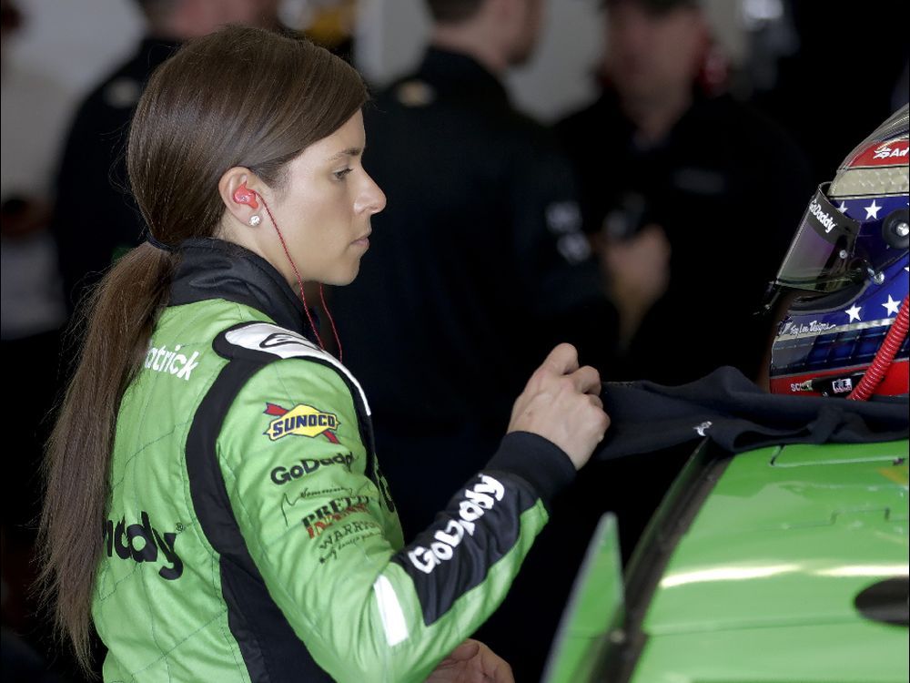 Danica Patrick gets first chance to test her farewell NASCAR ride at ...