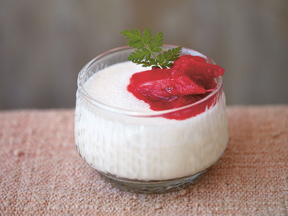 Cook this: Irish moss pudding with rhubarb compote for St. Patrick's ...