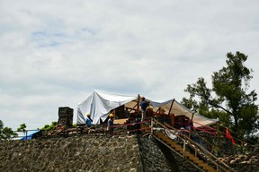 Earthquake rips open 13th century Mexican pyramid to reveal even older ...