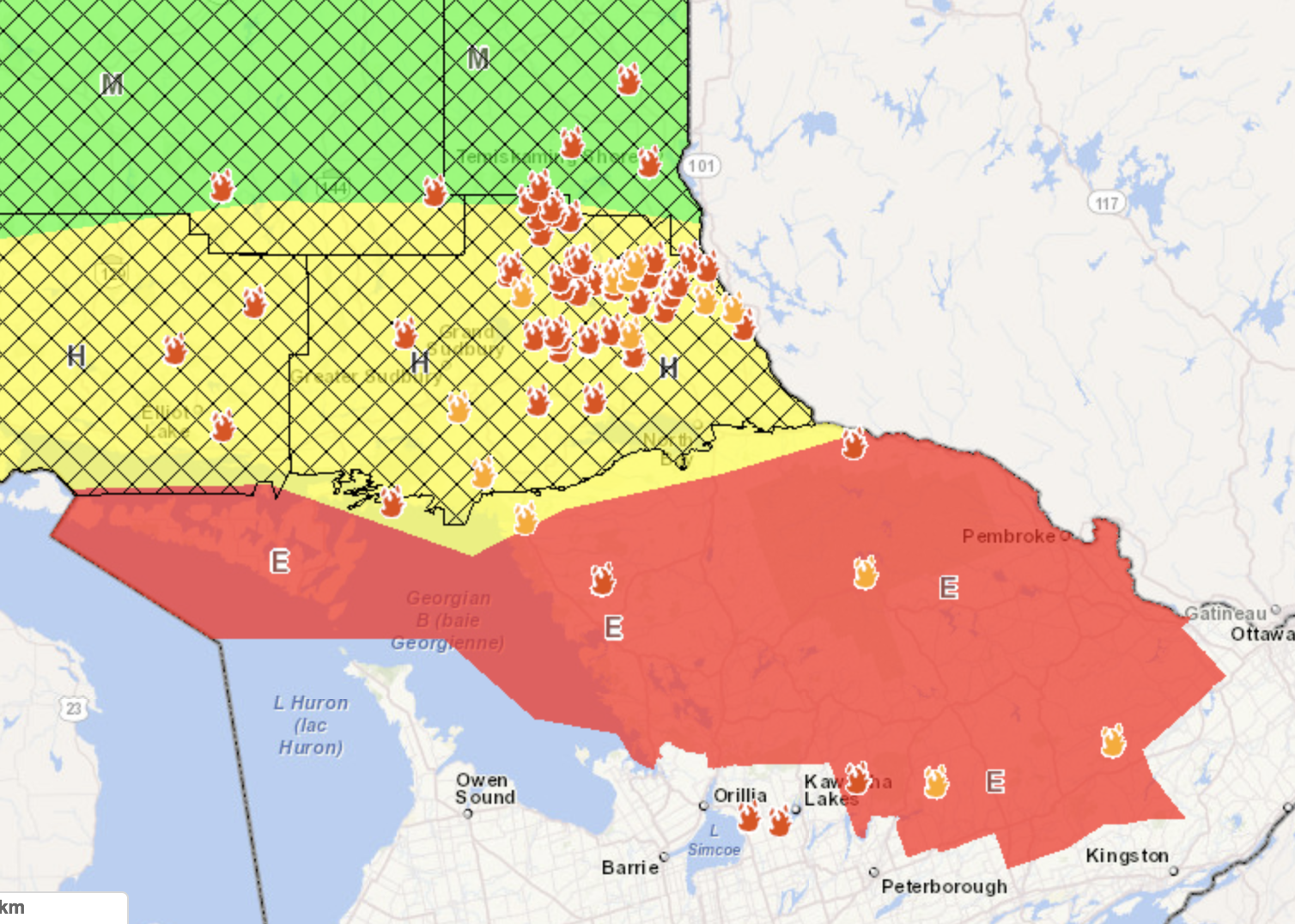 Temagami forest fire has residents on evacuation notice as Ontario asks ...