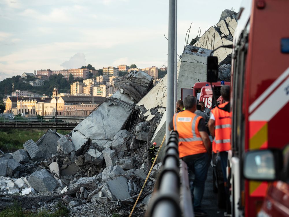 Death toll from Italy bridge collapse rises to at least 39 as ...