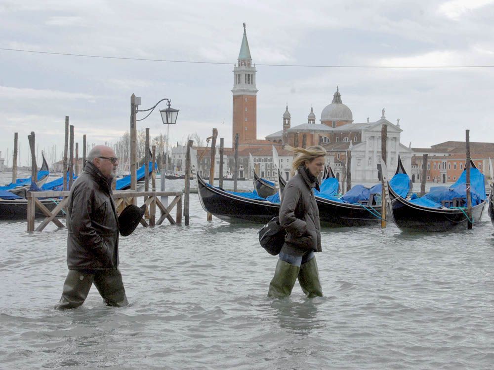 Three quarters of Venice just flooded while its flood gates sit ...