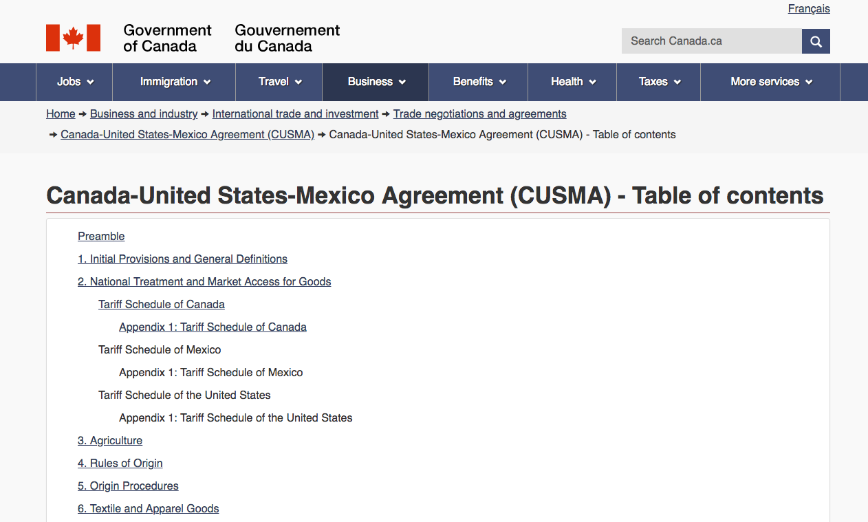 CUSMA, MUSCA? Three signatories can’t even agree on what to call the ...