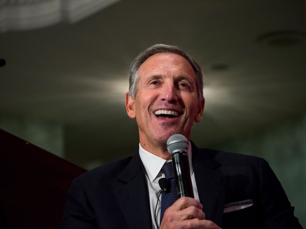 Former Starbucks CEO Howard Schultz preps for presidential run as ...